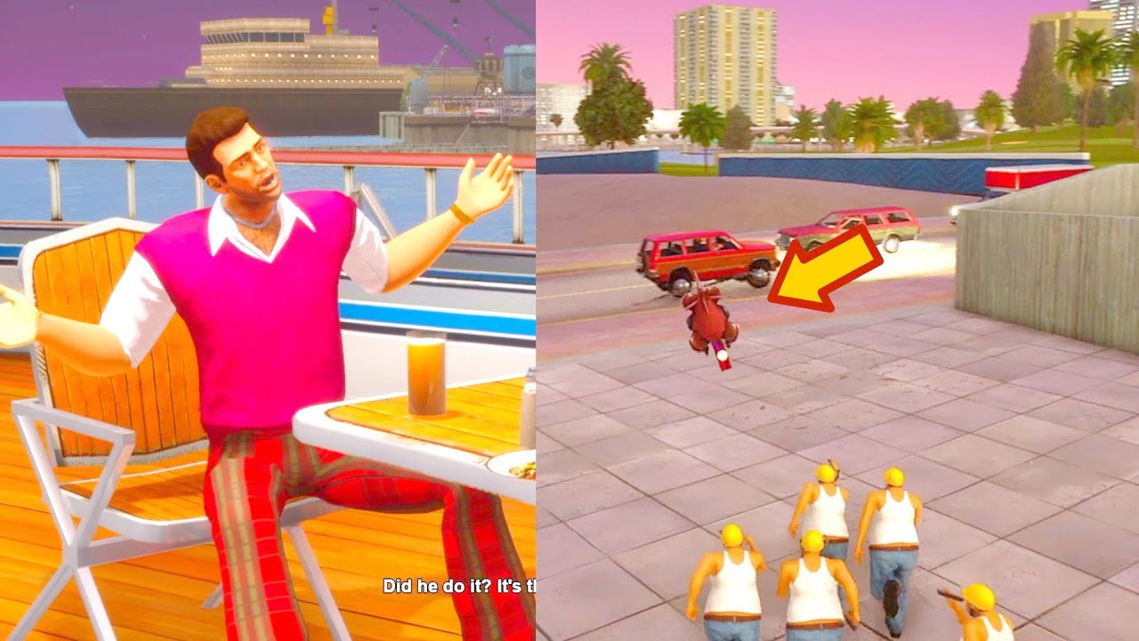 Demolition Man Iconic Helicopter Mission Gta Vice City Ps5 Definitive ...