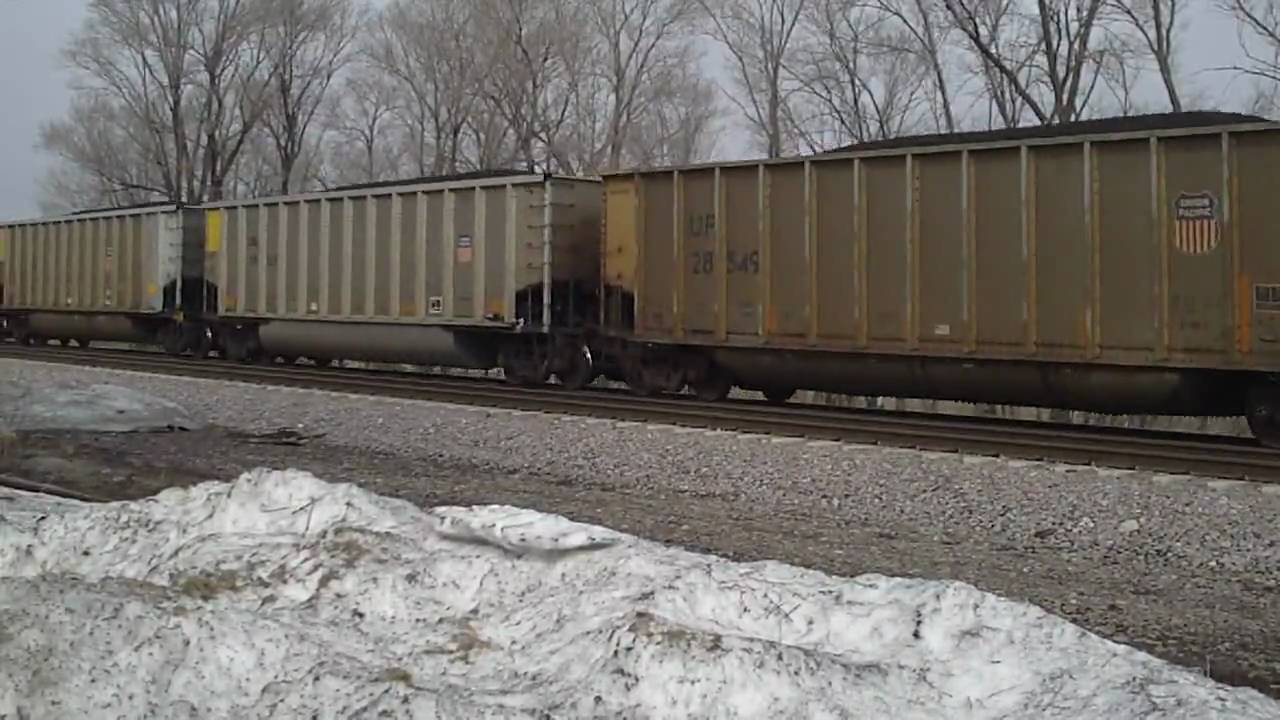 Union Pacific coal train - YouTube