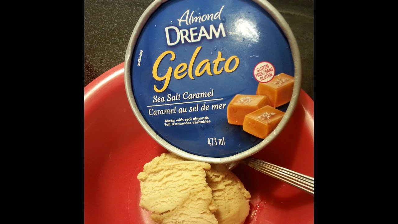 Almond Dream Gelato Review: Sea Salt Caramel (gluten-free, dairy-free ...