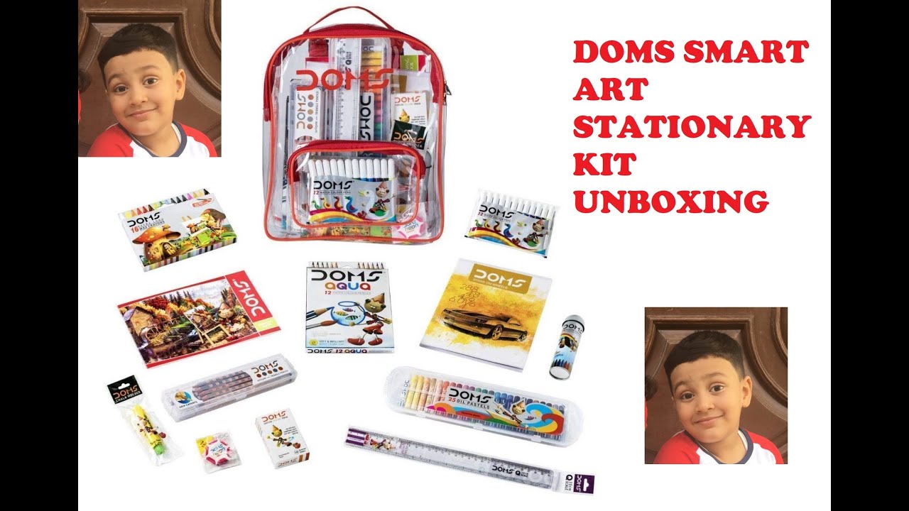 DOMS Art and Craft Kit | Unboxing and Review | For Kids | Smart Art ...