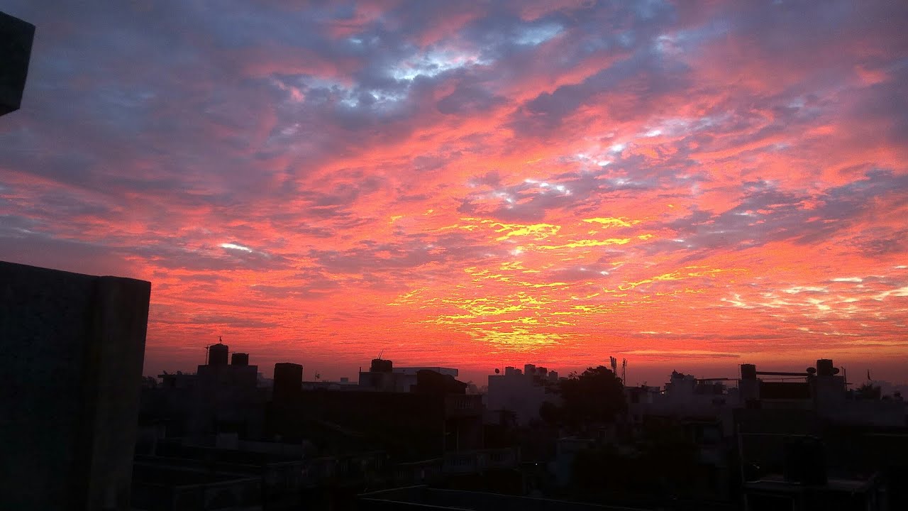 Beautiful sunrise view today morning 😍🌞🌅🌅, watch full video |beautiful ...