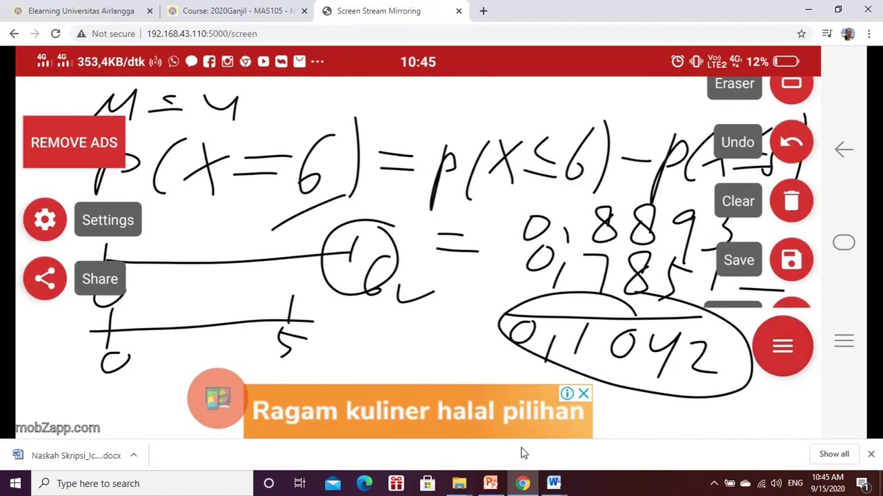 Menghitung probabilitas dengan Tabel Poisson - YouTube