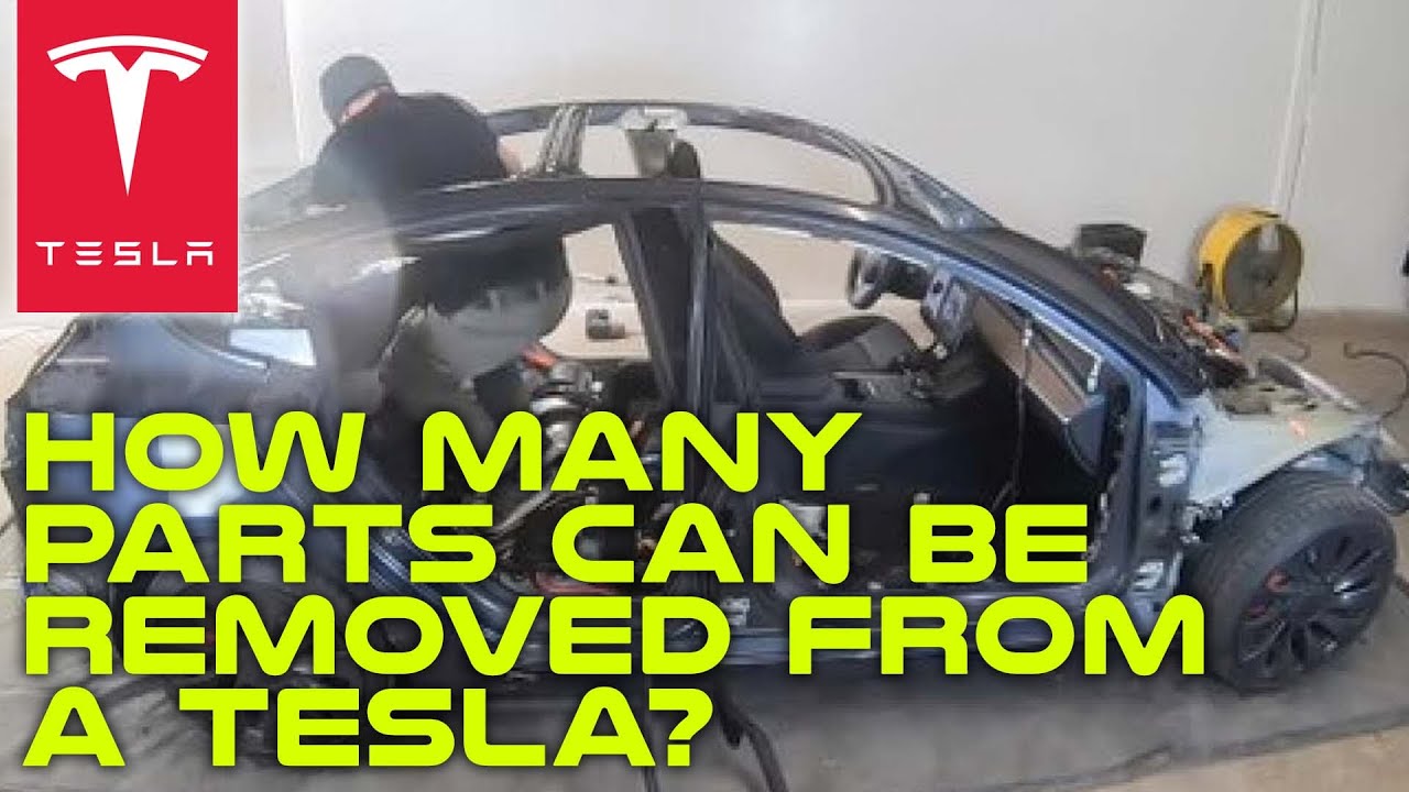 See How Many Parts Can Be Removed From A Tesla Without It Noticing ...