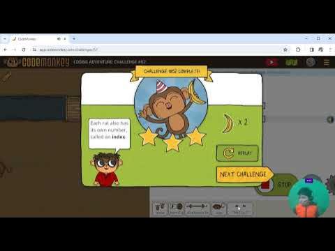 CodeMonkey - Coding Adventure Part 1 Fundamentals Challenge # 51 - 54 ...