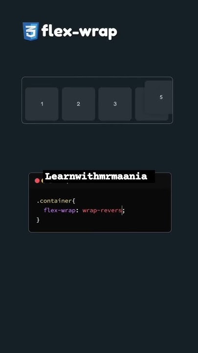 Css Flex Wrap #coding #uidesignlearning #webdesign #python #frontendcourse #webdevelopment - YouTube