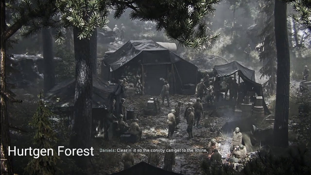 Call of Duty: WWII Death Factory [Hurtgen Forest] - YouTube