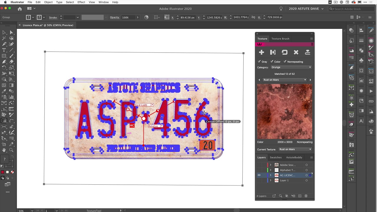 Creative Illustrator Texture Effects Pt 1- Texturino Texture Brush ...