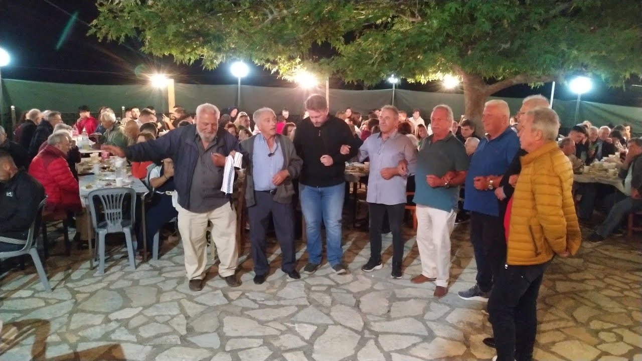 Γλέντι στον Άγιο Γεώργιο στα Αργυραίϊκα Πετρίλου στις 10 Αυγ 2023, 4Κ ...