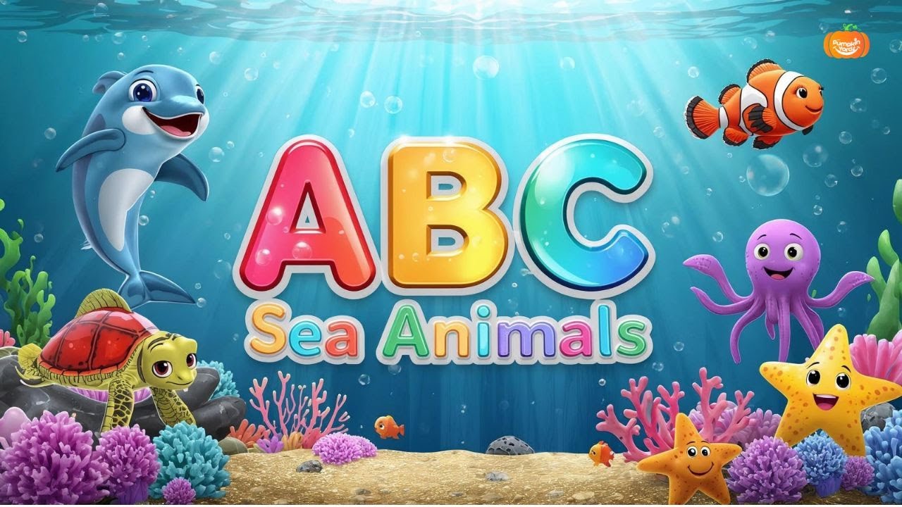 ABC Sea Animals 🐠🐙🐳 | ABC Ocean Animals | Learn Sea Animals for Kids ...