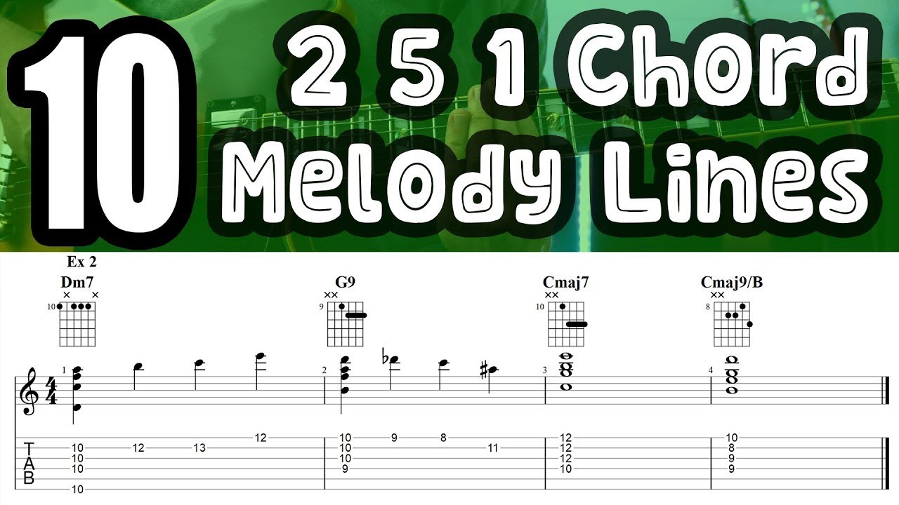 10 Chord Melody Exercises For Jazz Guitar With Backing Track - YouTube