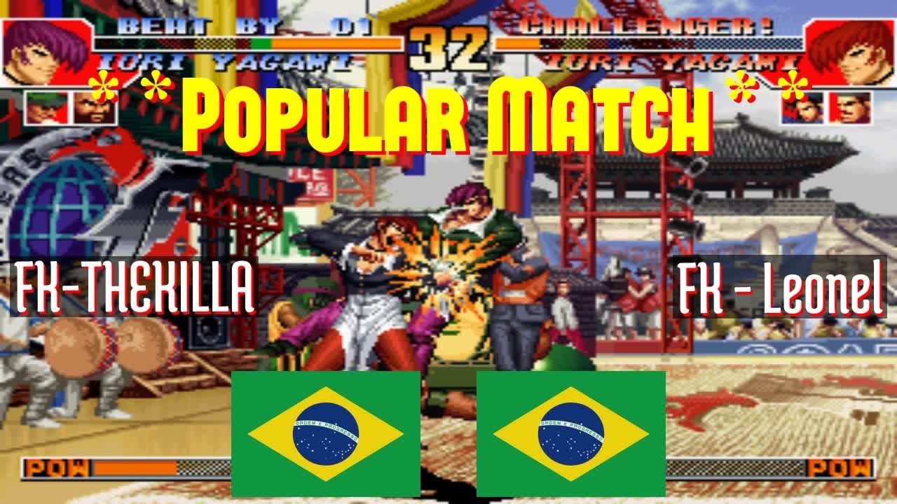 FT5 @kof97: FK-THEKILLA (BR) vs FK - Leonel (BR) [King of Fighters 97 ...