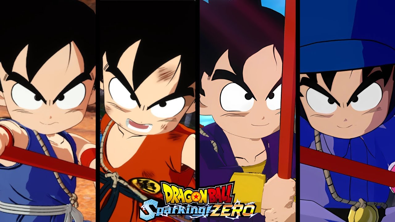 Kid Goku's New Mod Dragon Ball Sparking Zero costumes have FINALLY been ...