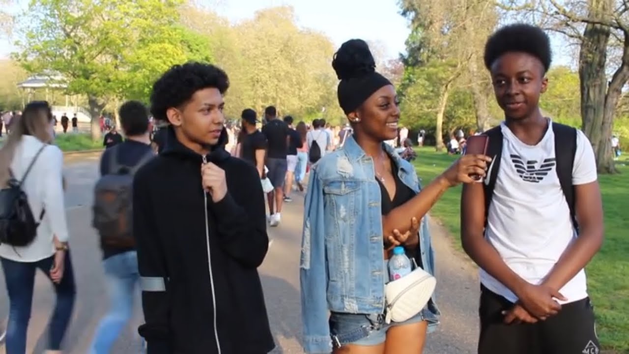 How do Mandem approach girls in London - Hyde Park 420 - YouTube