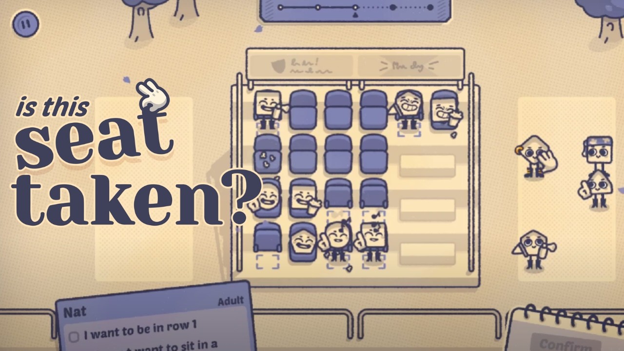 Find the Perfect Seat in Is This Seat Taken? Full Game Playthrough ...