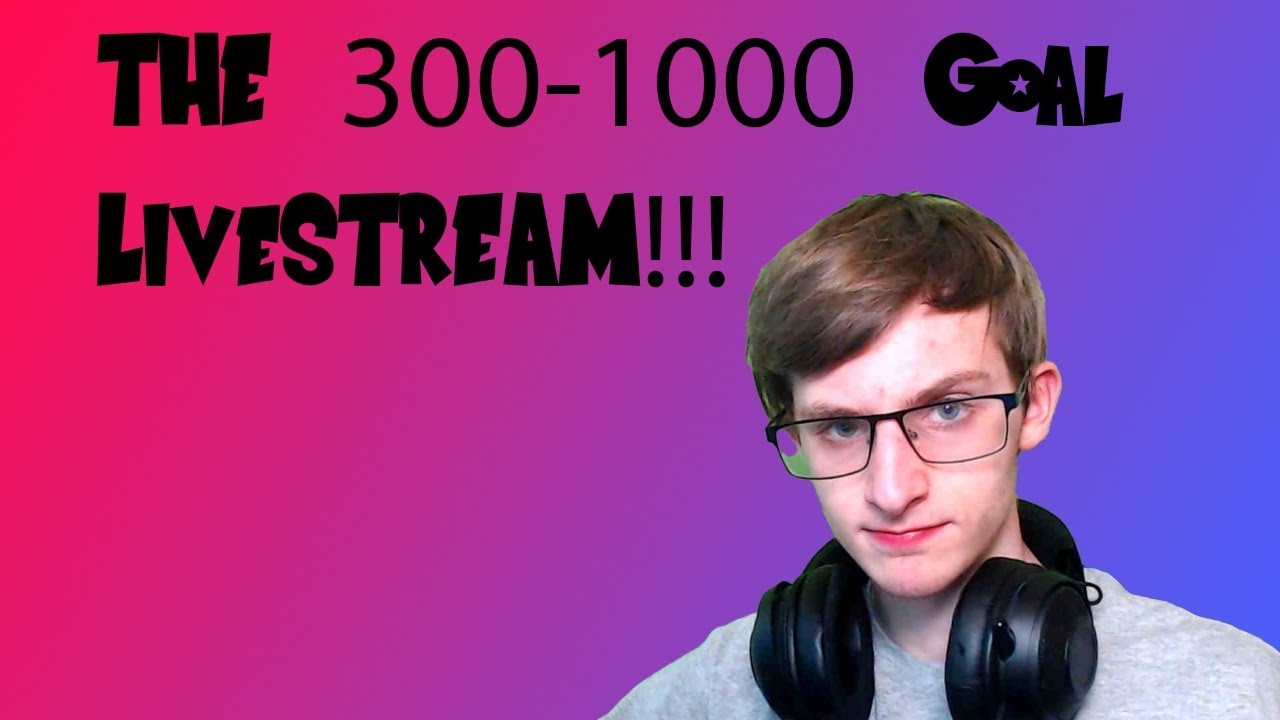 The 1000 Goal LiveStream! - YouTube