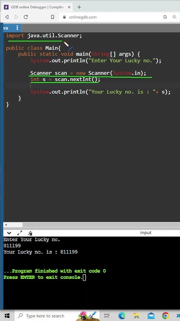 Java scanner class - YouTube