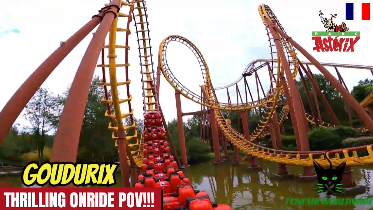 Thrilling Onride POV of Vekoma's GOUDURIX Coaster at Parc Astérix 2024 ...