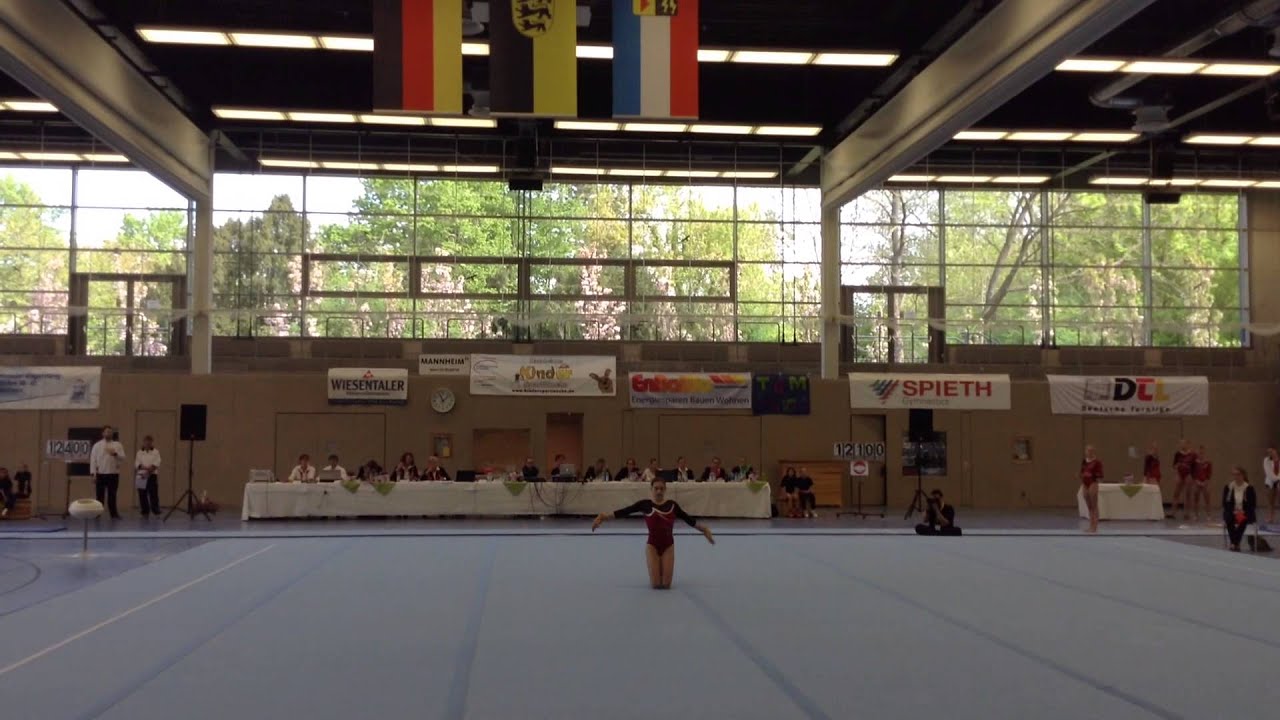 Lisa Gerber FX 3. Bundesliga Mannheim - YouTube