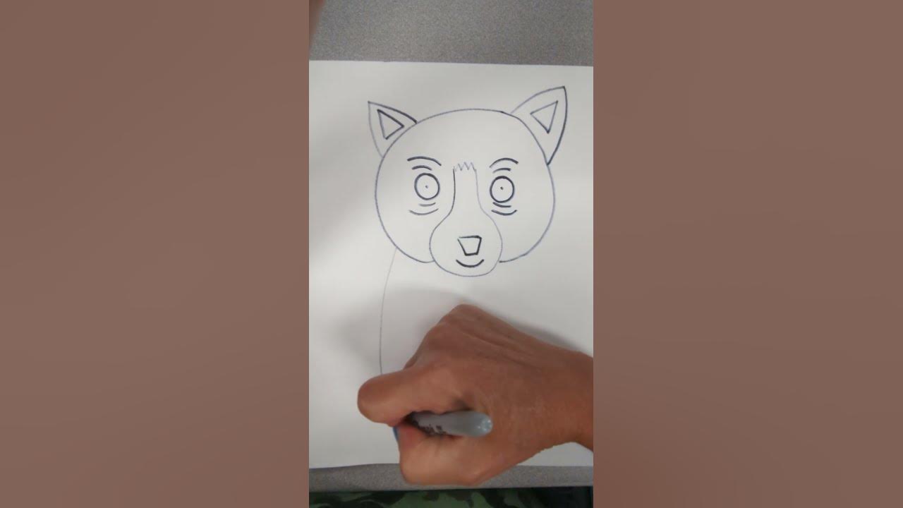 How to draw Blue Dog inspired by George Rodrigue - YouTube