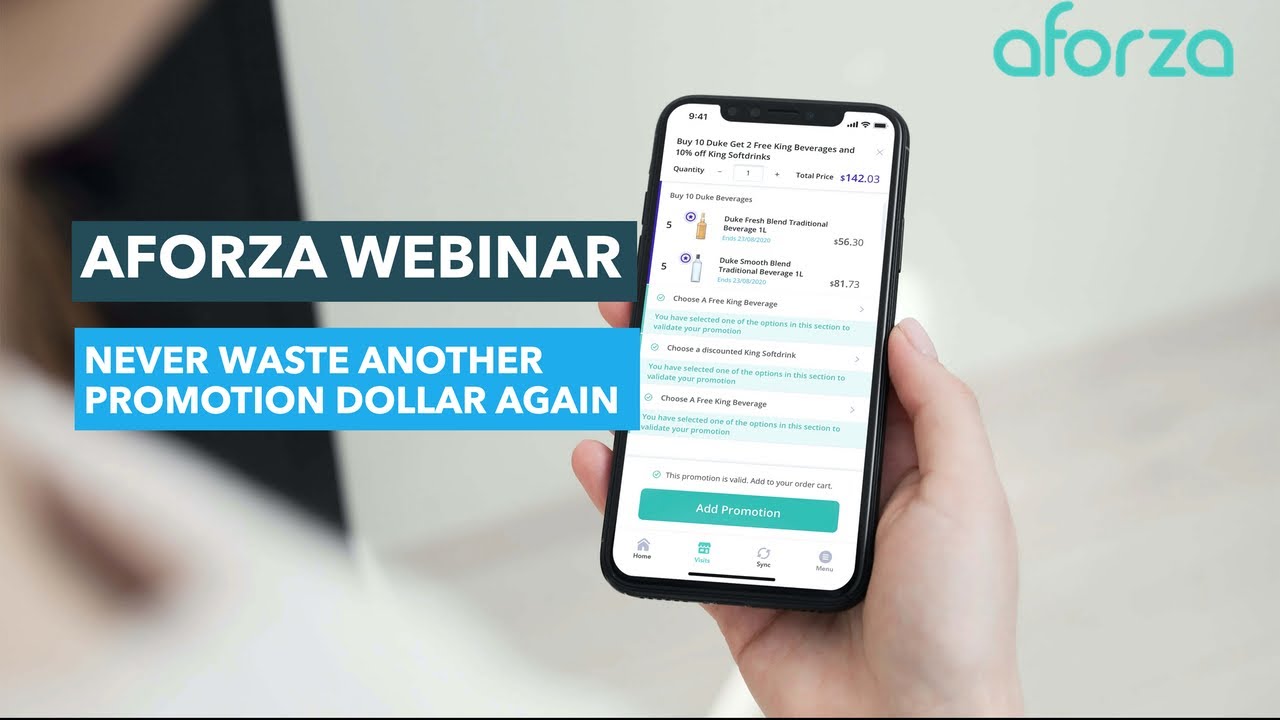 Aforza Trade Promotions Webinar: Never Waste Another Promotion Dollar ...