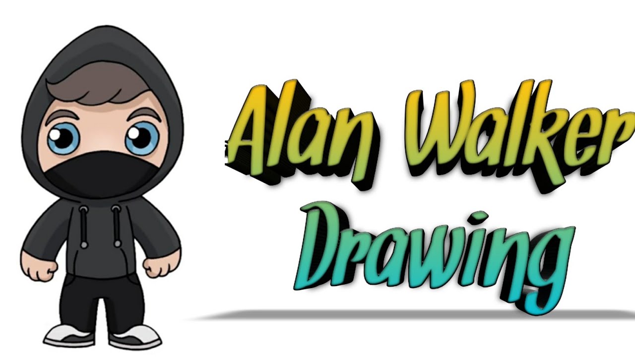 ALAN WALKER DRAWING - YouTube