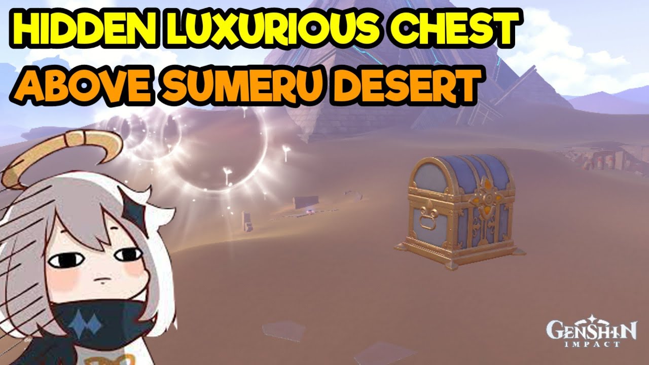 Hidden Luxurious Chest Above Sumeru Desert - Genshin Impact - YouTube