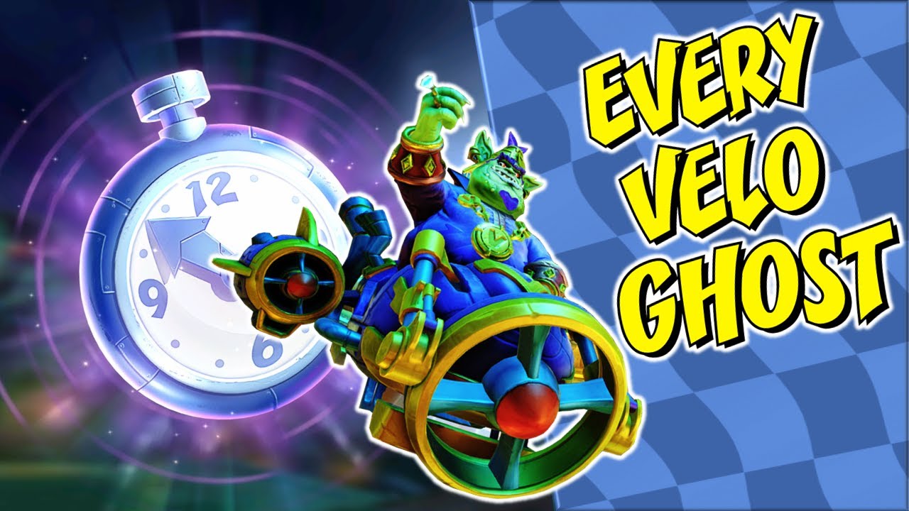 Crash Team Racing Nitro Fueled: Beating Every Emperor Velo Ghost Time ...