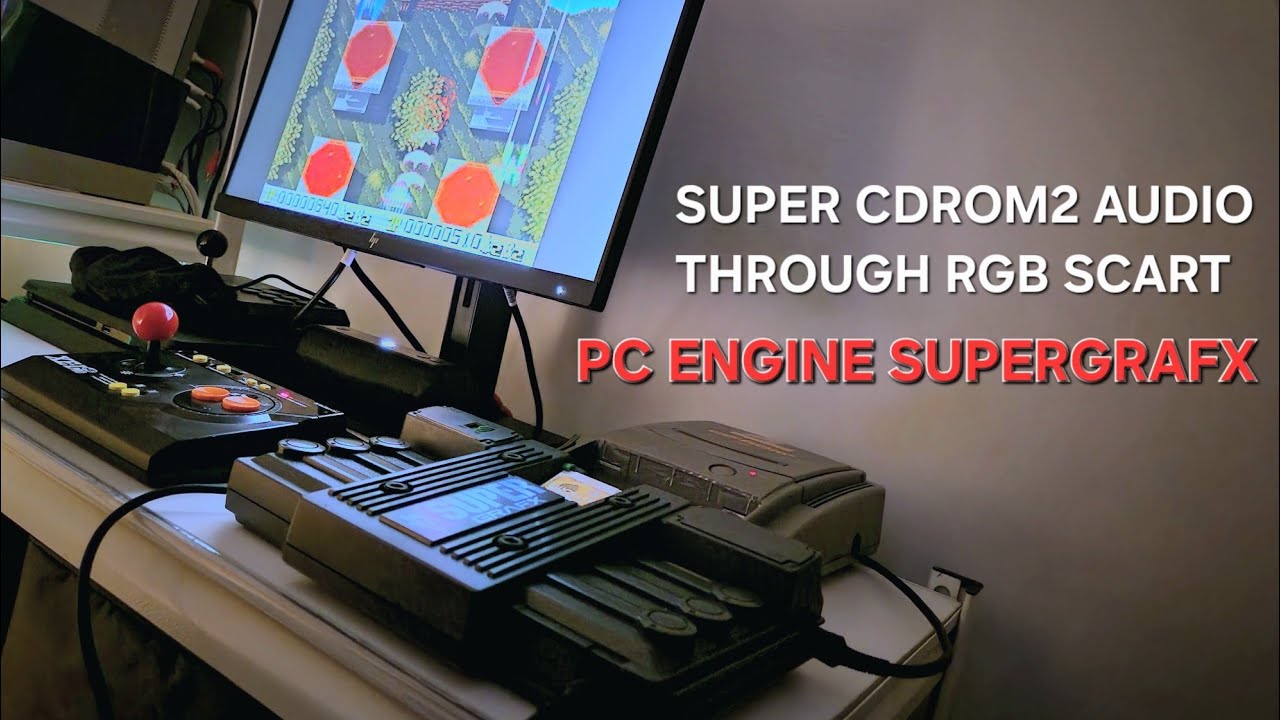 PC Engine Supergrafx RGB mod and CD Audio through console RGB STEREO OUT! - YouTube
