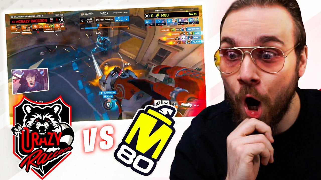 CRAZY RACCOON IS INSANE | CRAZY RACCOON VS M80 | OVERWATCH CHAMPIONS ...