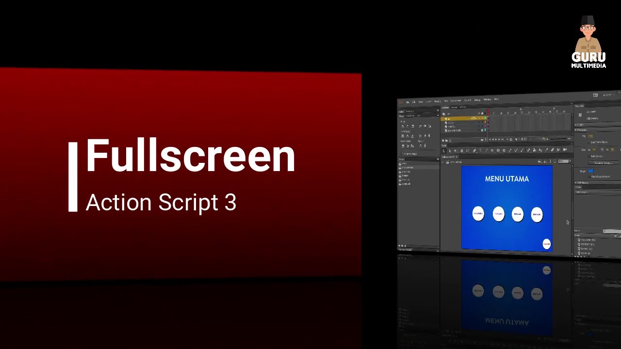 Tutorial Cara Membuat Fullscreen di Adobe Animate CC - YouTube