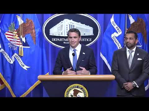 Acting AG Blanche, FBI Director Patel Announce Charges Against Southern Poverty Law Center