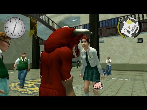 Bully Anniversary Edition - Kissing All Girls (Mascot Outfit) - YouTube
