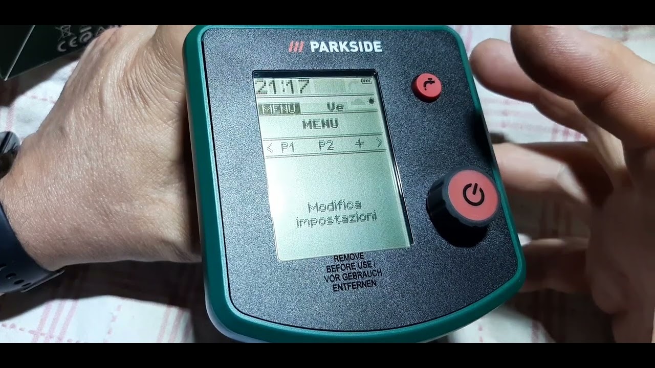 Computer irrigazione Parkside, programmazione - YouTube