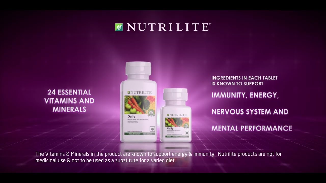 Goodness of Multivitamins by Amway Nutrilite - YouTube
