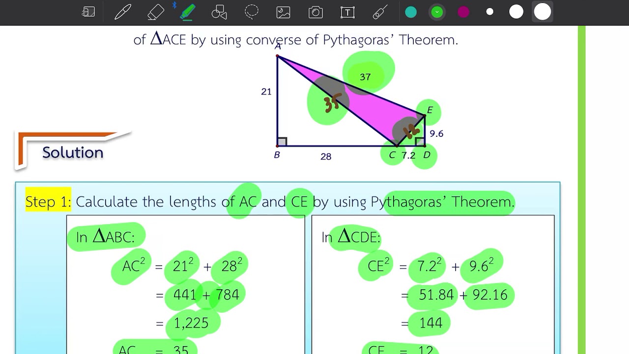 Set 10 : Converse of Pythagoras’ Theorem 4 by T.Gam - YouTube