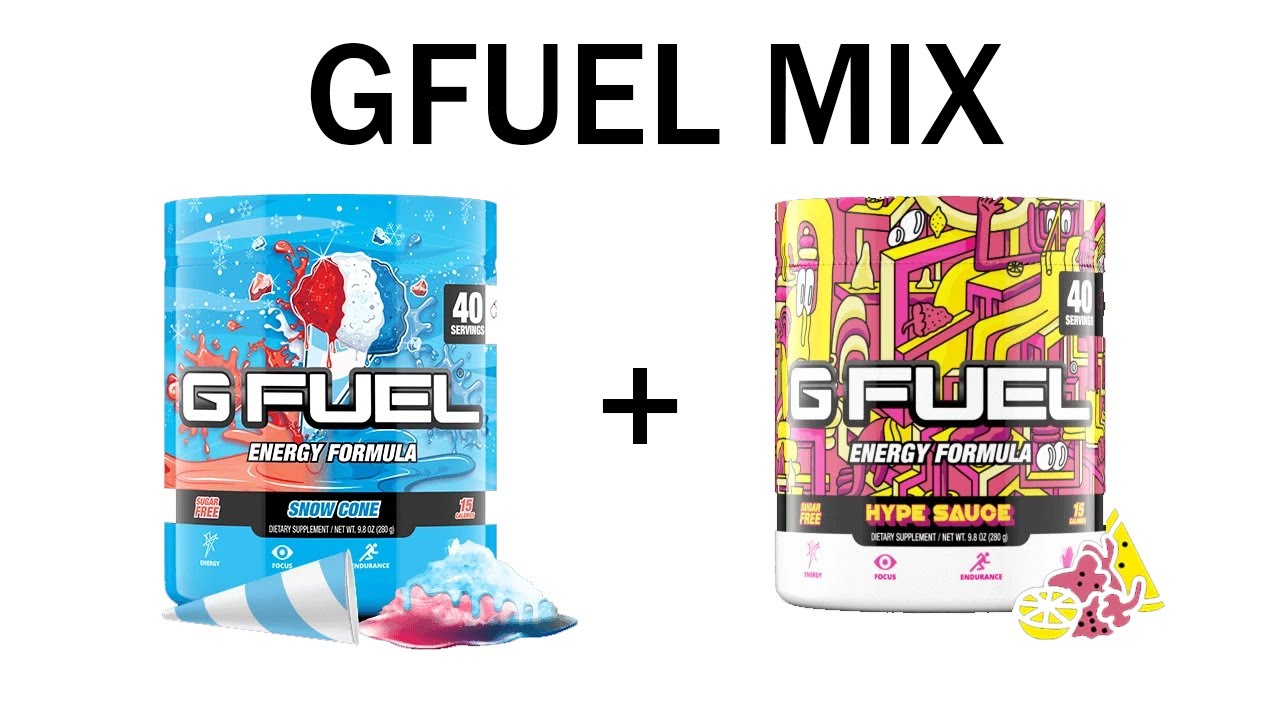 (GFUEL MIX) Snow Cone + Hype Sauce - YouTube