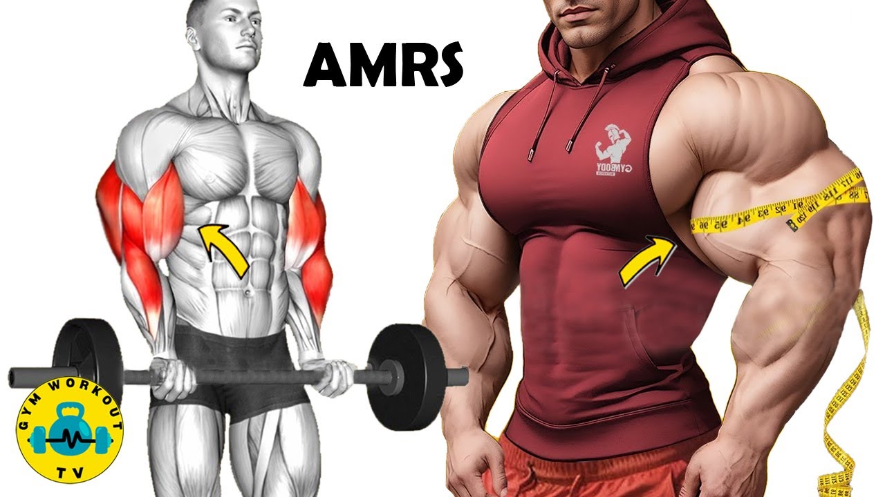12 Best Exercises For Wider Arms | Arm Workout At Gym - YouTube