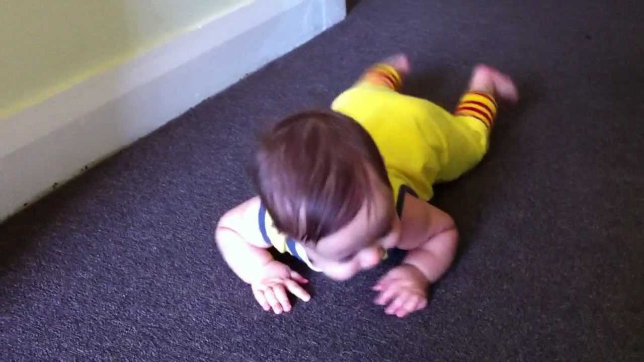 Patrick's first crawl - YouTube