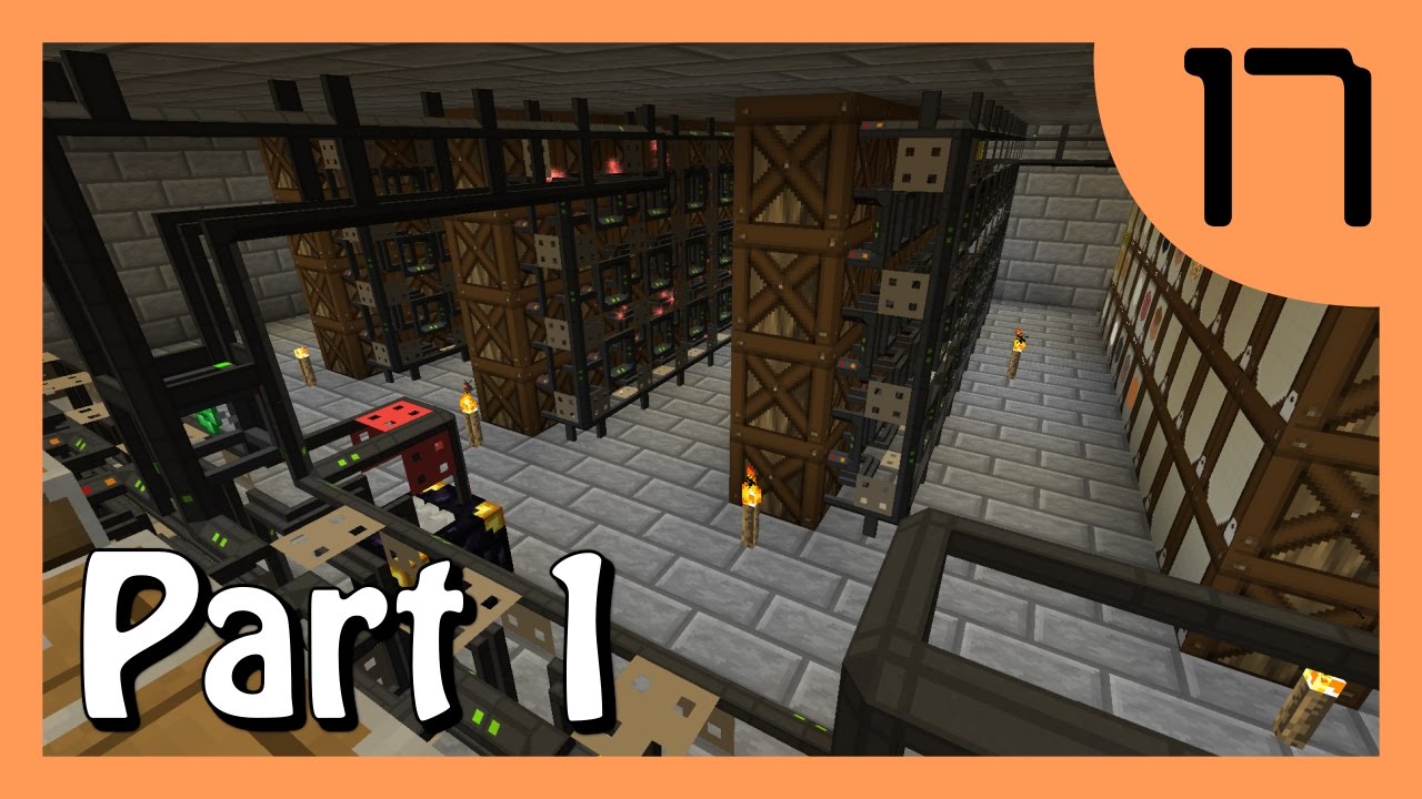 Thorgal's Modded Minecraft #17 - Storage System Part 1 (Logistics Pipes ...