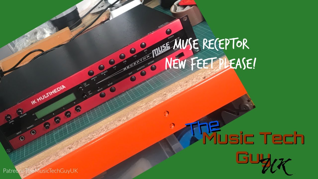 Muse Receptor - New rubber feet please! (Muse Receptor Repair Tutorial ...