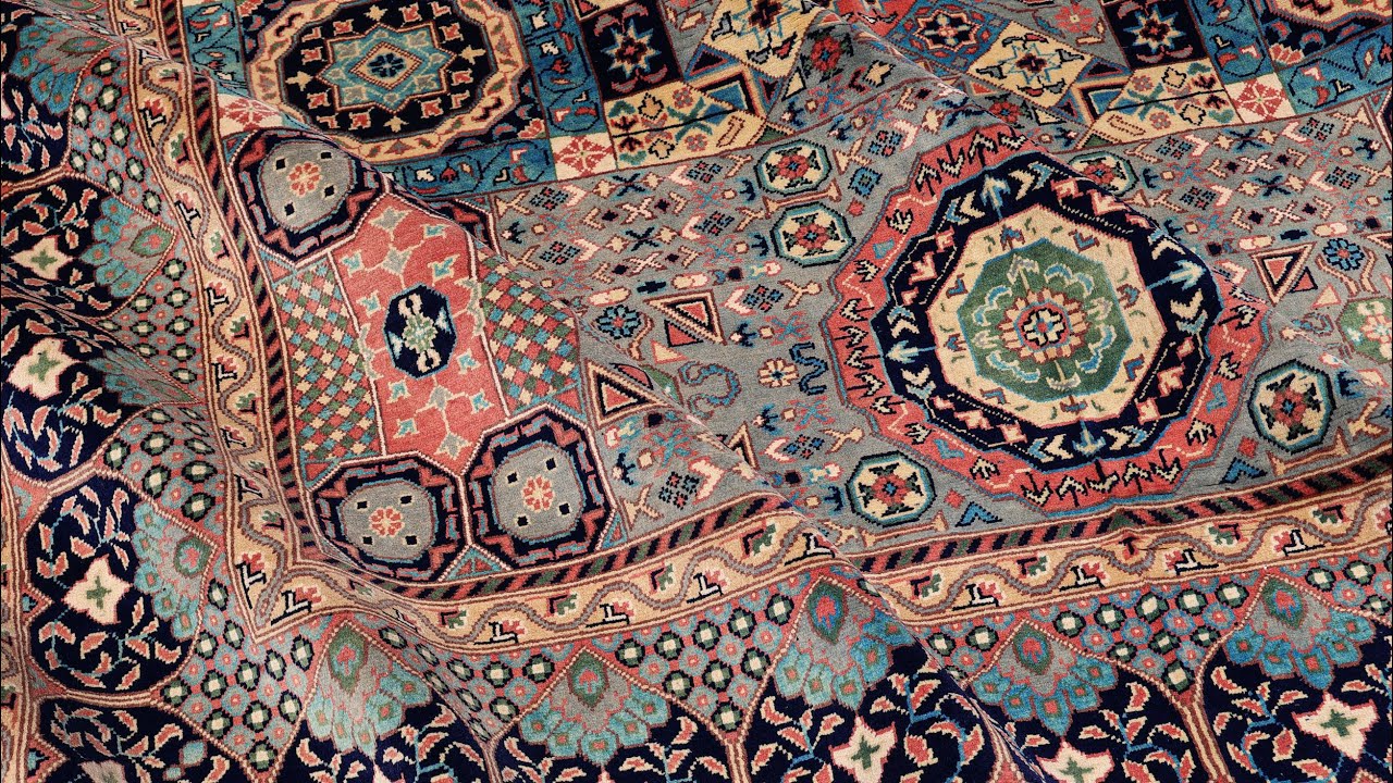 7×10 Light Gray Mamluk Rug — Hand-Knotted in Balkh - YouTube
