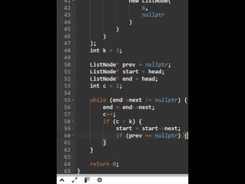 Remove k-th last element from Linked List #dailycode #dailycoding #codingchallenge # ...