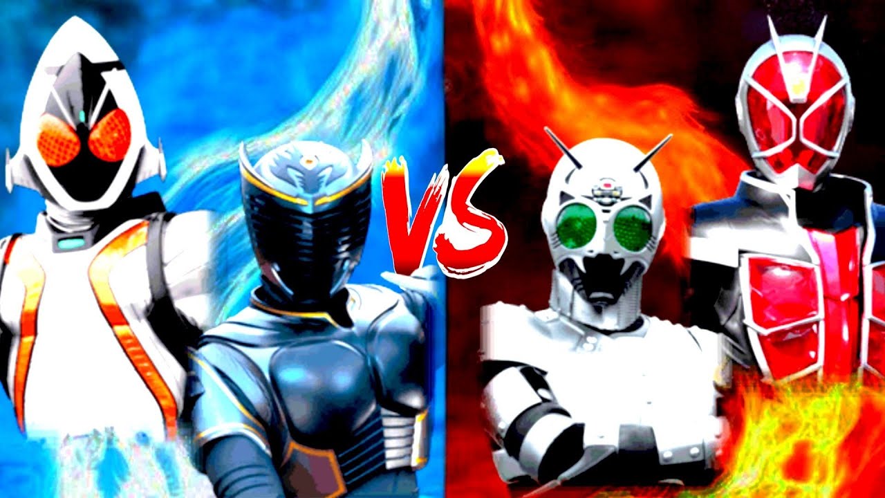 KAMEN RIDER RYUGA VS SHADOW MOON | FOURZE VS WIZARD [KAMEN RIDER SUPER ...