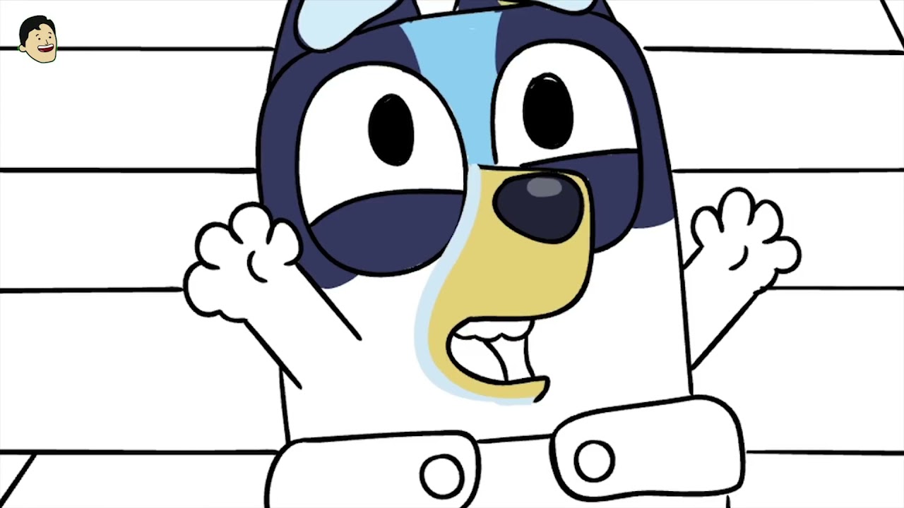 BLUEY BABY FIRST WALK, SHE IS SO CUTE DRAWING Disney Junior Doodles ...