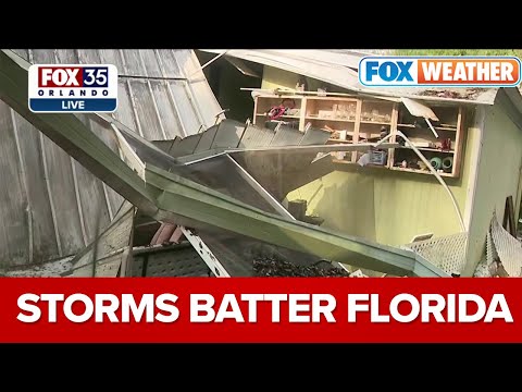 Large Hail Causes Damage to Homes, Cars in Melbourne, Florida
