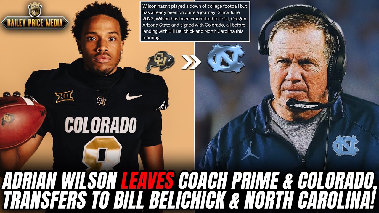 Adrian Wilson LEAVES Coach Prime & Colorado, Transfers To Bill ...