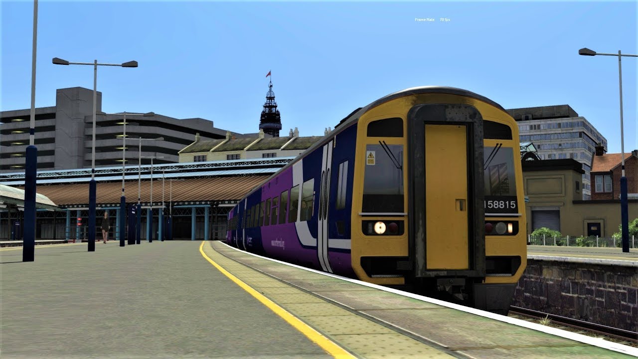 Train Simulator 2018: AP Class 158 Blackpool-Preston - YouTube