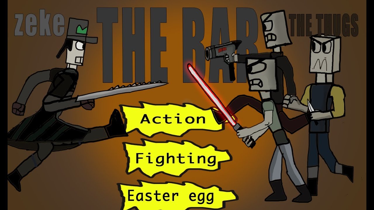 THE BAR fight by Amaanpaper (Animation video) - YouTube