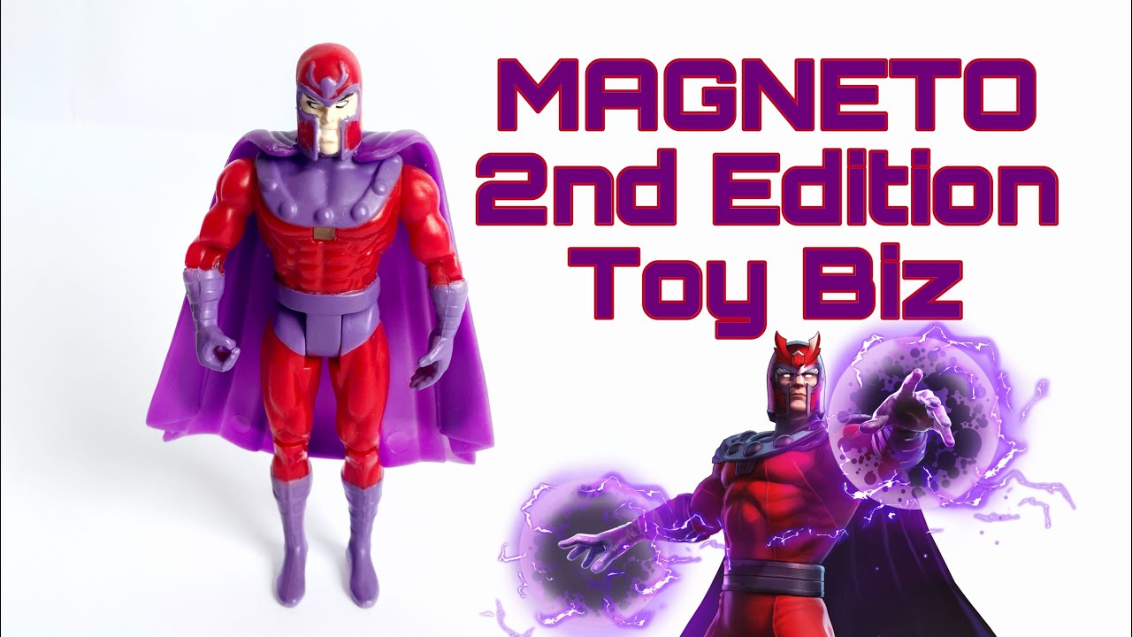 Magneto 2nd edition Marvel Toy Biz action figure review PT - YouTube