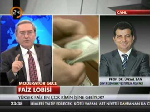 Prof Dr Ünsal Ban Ardan Zentürk Moderatör Gece 24 TV 05 02 2015